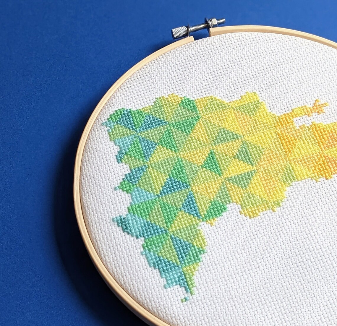 Haiti and Dominican Republic Cross Stitch Maps. Counted - Etsy
