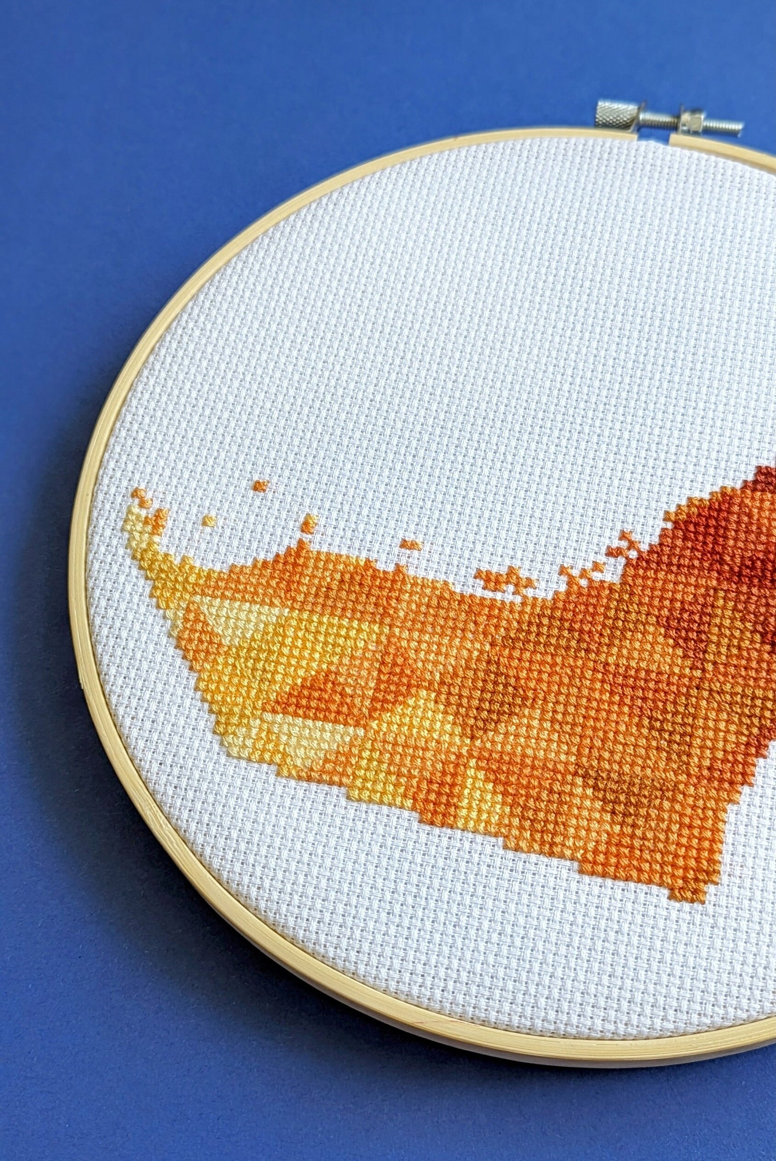 United Arab Emirates Map Embroidery Pattern. Modern Xstitch Design for ...