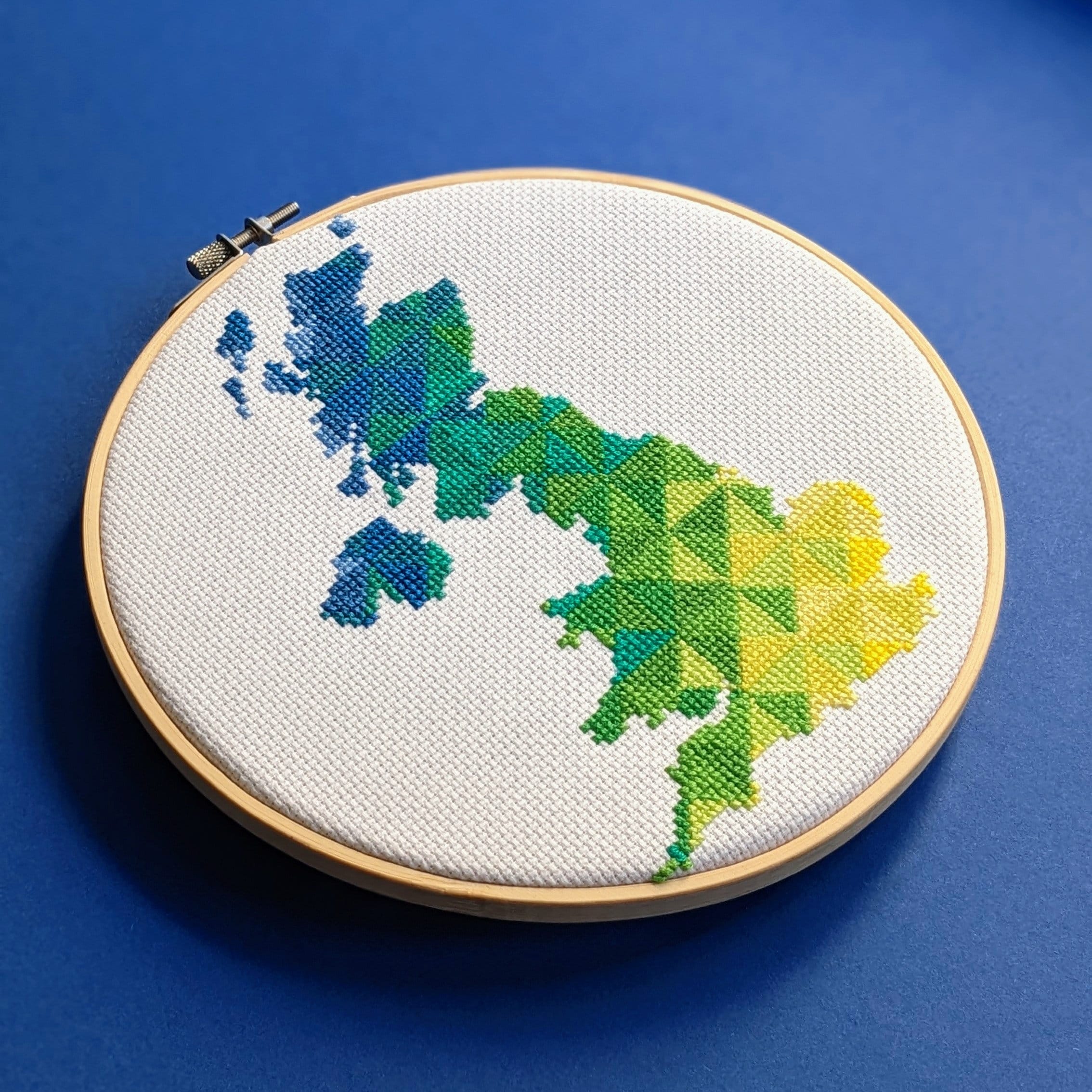Cross Stitch Maps Set of Any THREE Patterns From My Line of - Etsy