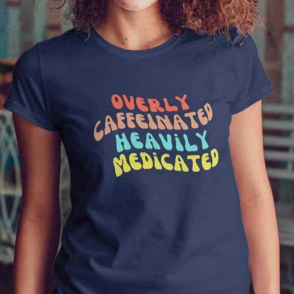 Caffeinated and Medicated Png - Etsy