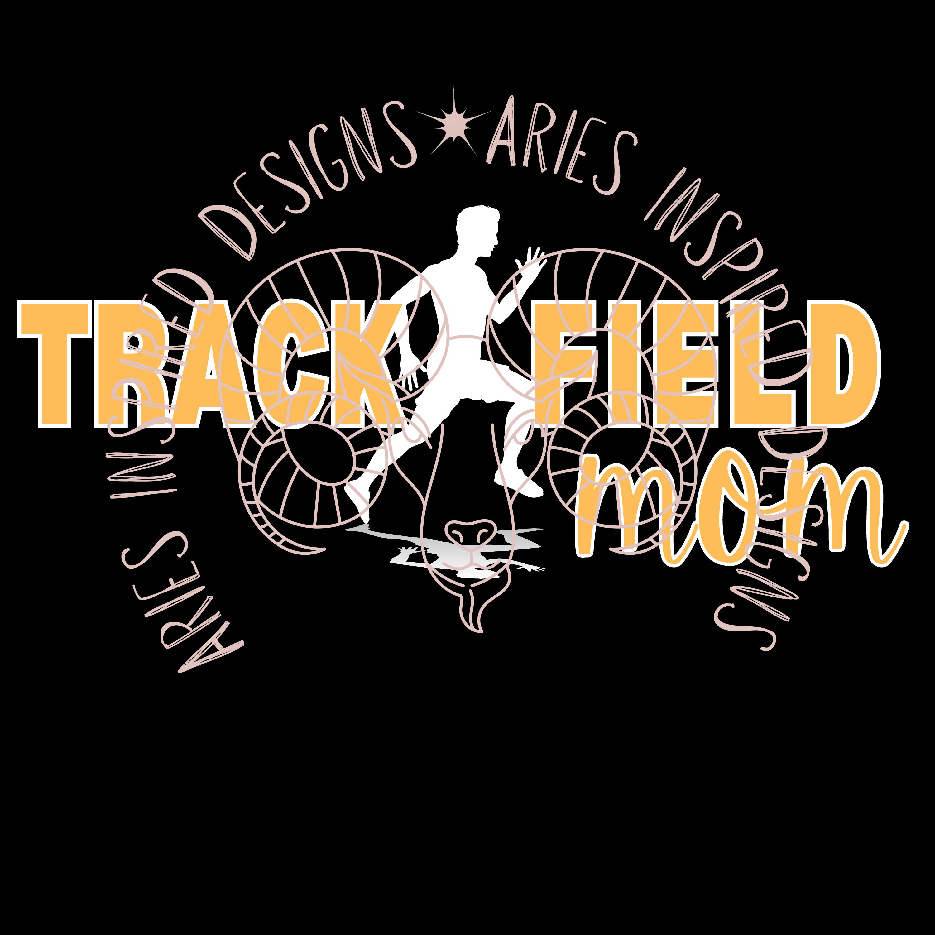 Track and Field Mom SVG PNG Sublimation Bundle, Gold, Track and Field ...