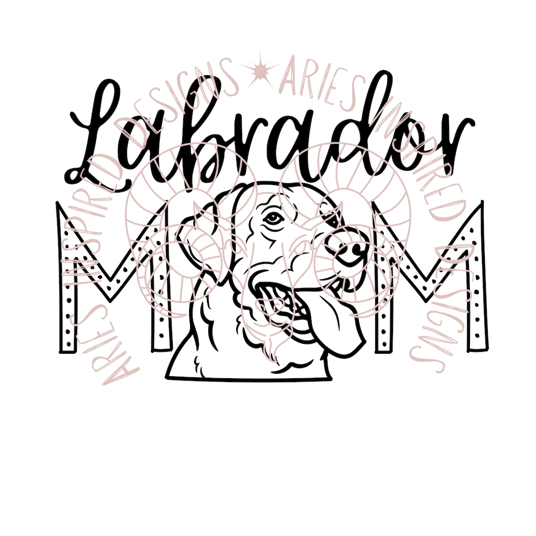 Labrador Retriever Dog Mom SVG, PNG Files, I Love Labs, Dog Lovers ...