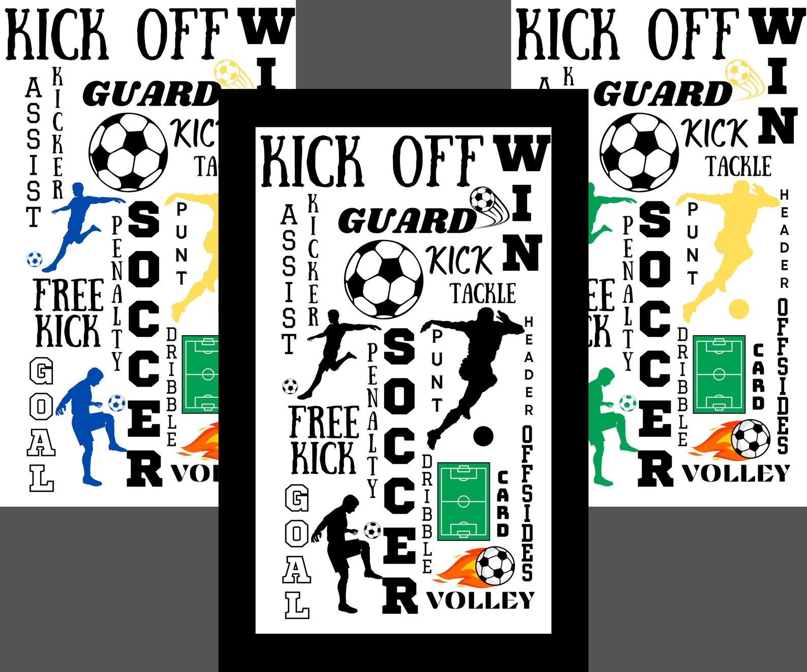 Soccer Locker Decorations SVG PNG PDF Files Soccer Tags - Etsy