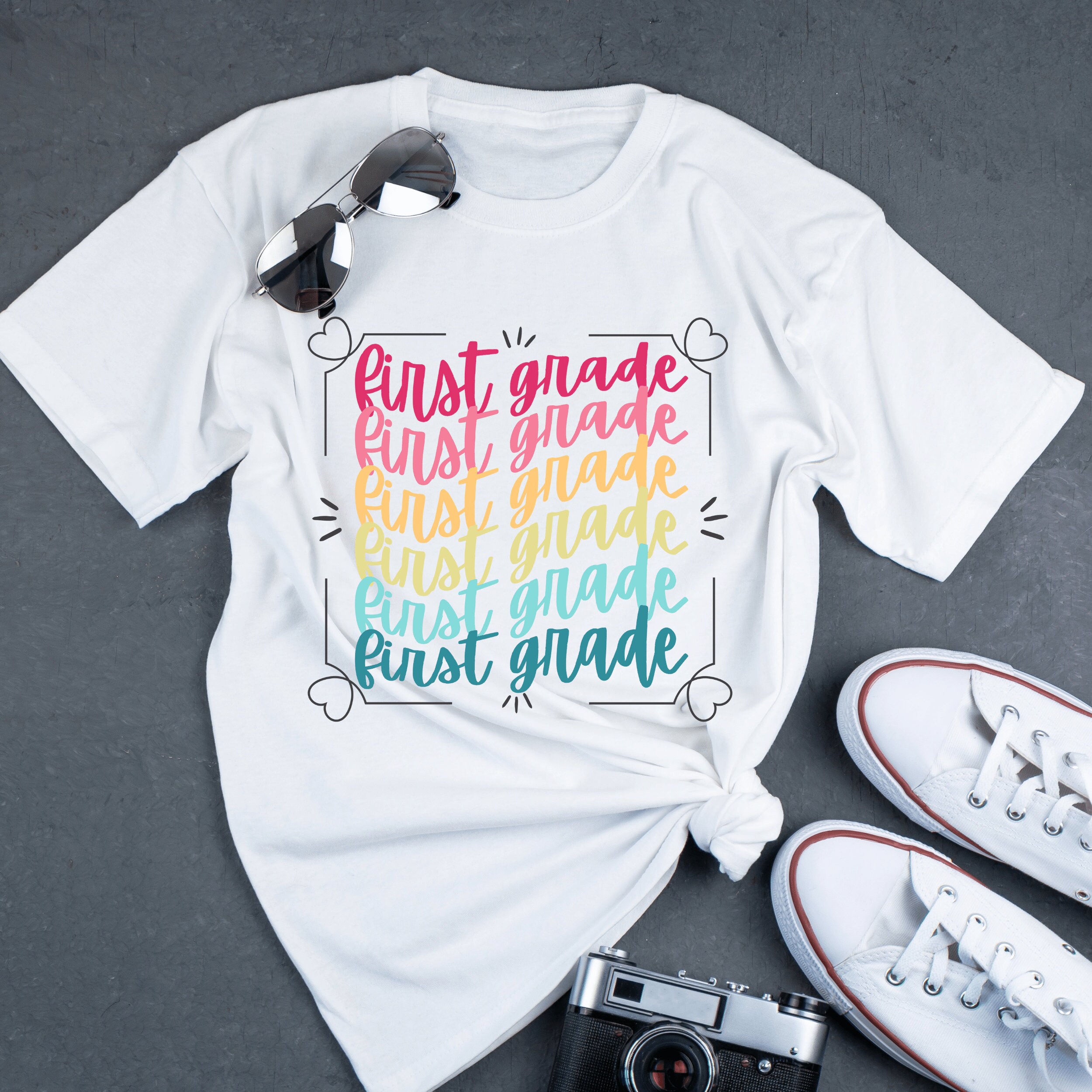 1st Grade Teacher SVG, First Grade Teacher Tshirt, Cute Classroom ...