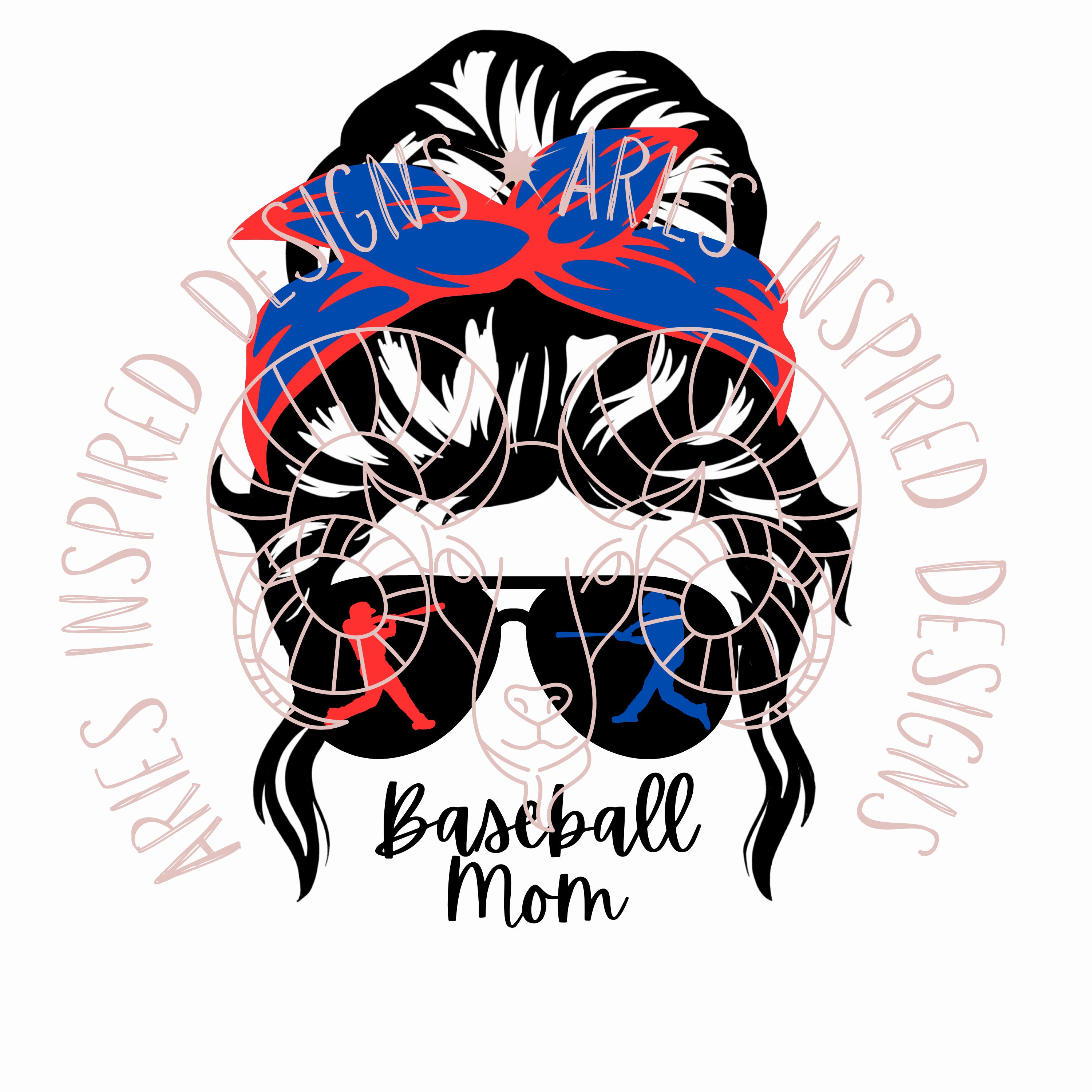 Baseball Mom Messy Bun Baseball Mama Bundle Baseball Mama - Etsy