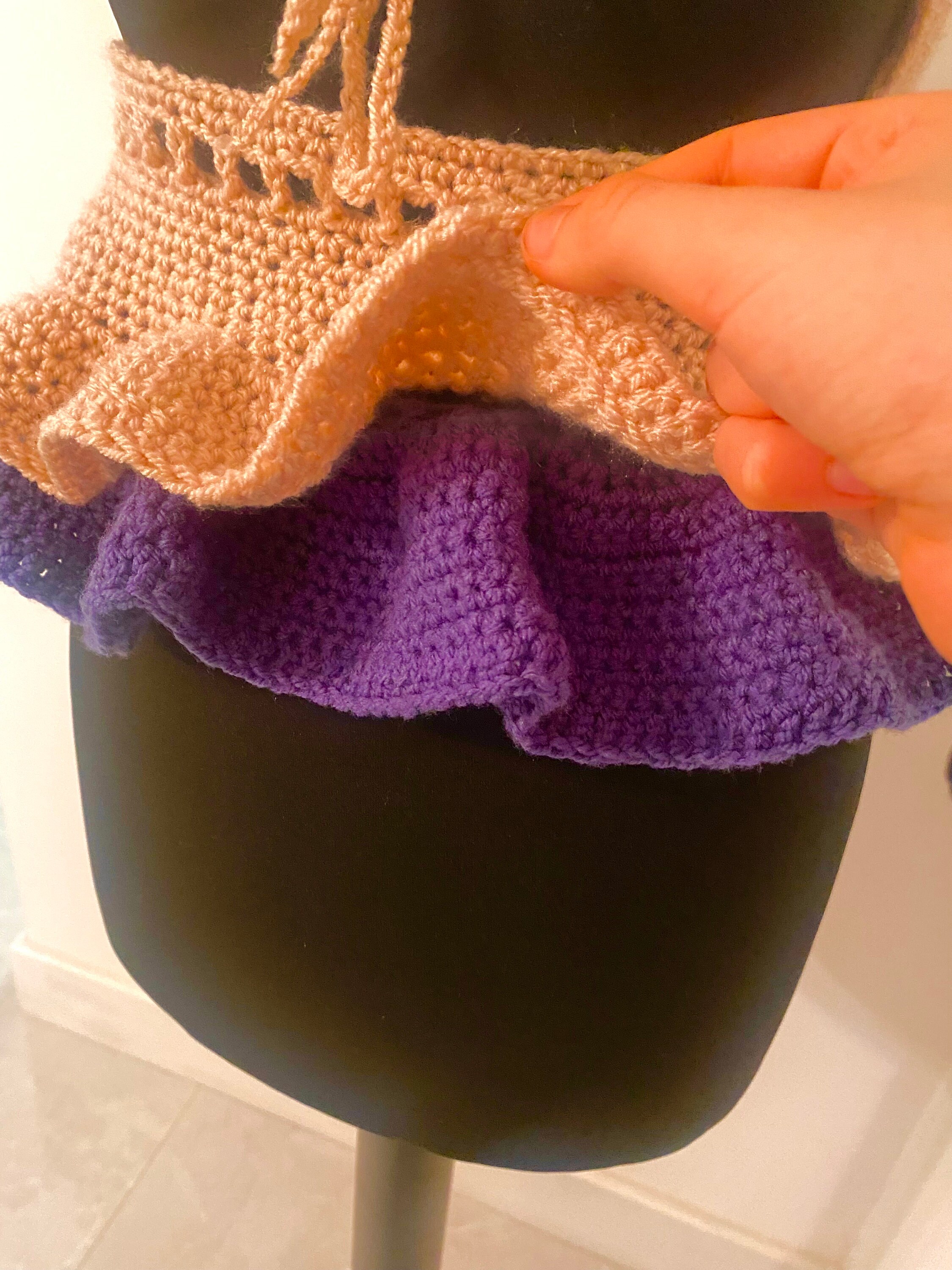 Crochet DOWNLOADABLE PATTERN Crop Top I Bralette Boho Bra Natural ...