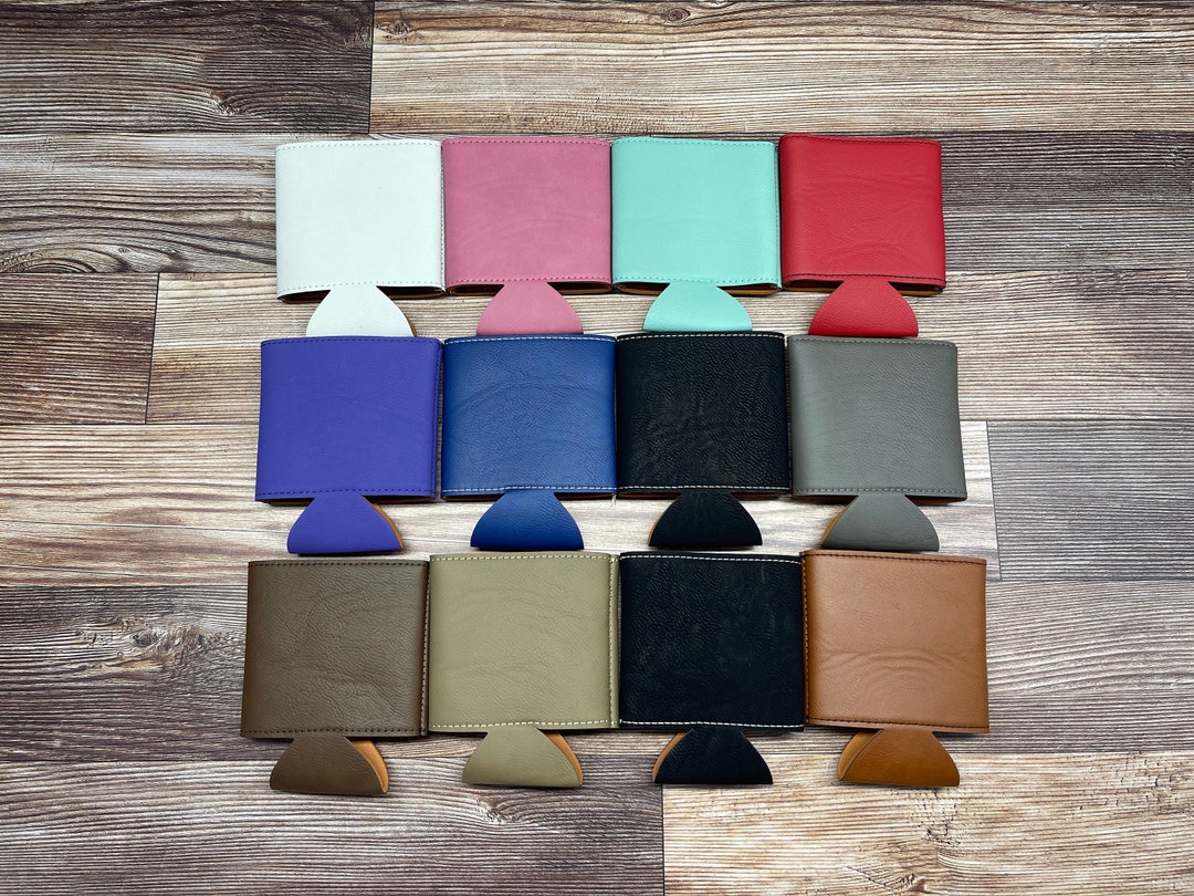 Leatherette Beverage Can Holder Blanks - Laser Engraving Blanks, UV ...