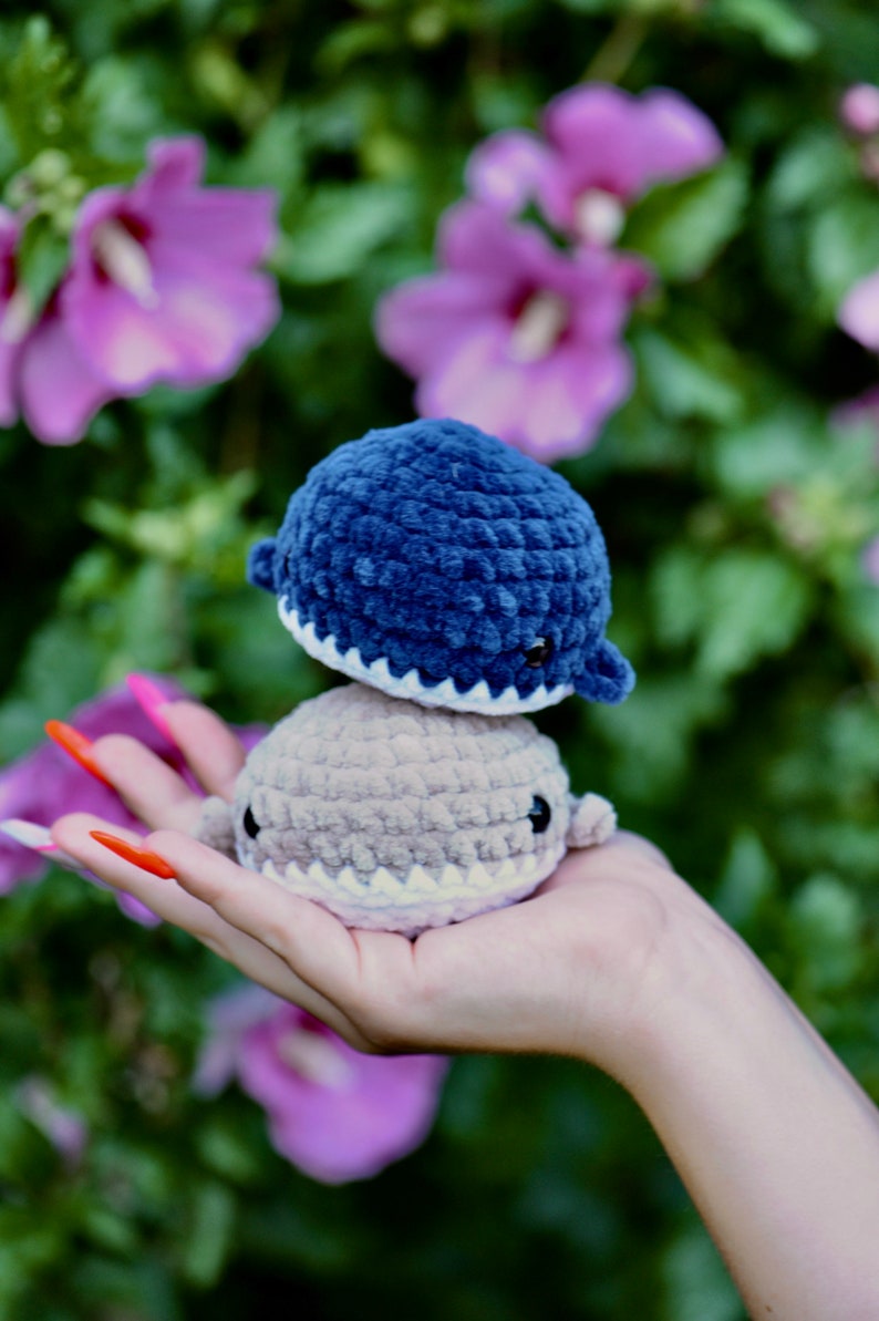 Mini Whale, Crochet Plushie, Crochet Whale, Baby Gift, Whale Plushie ...