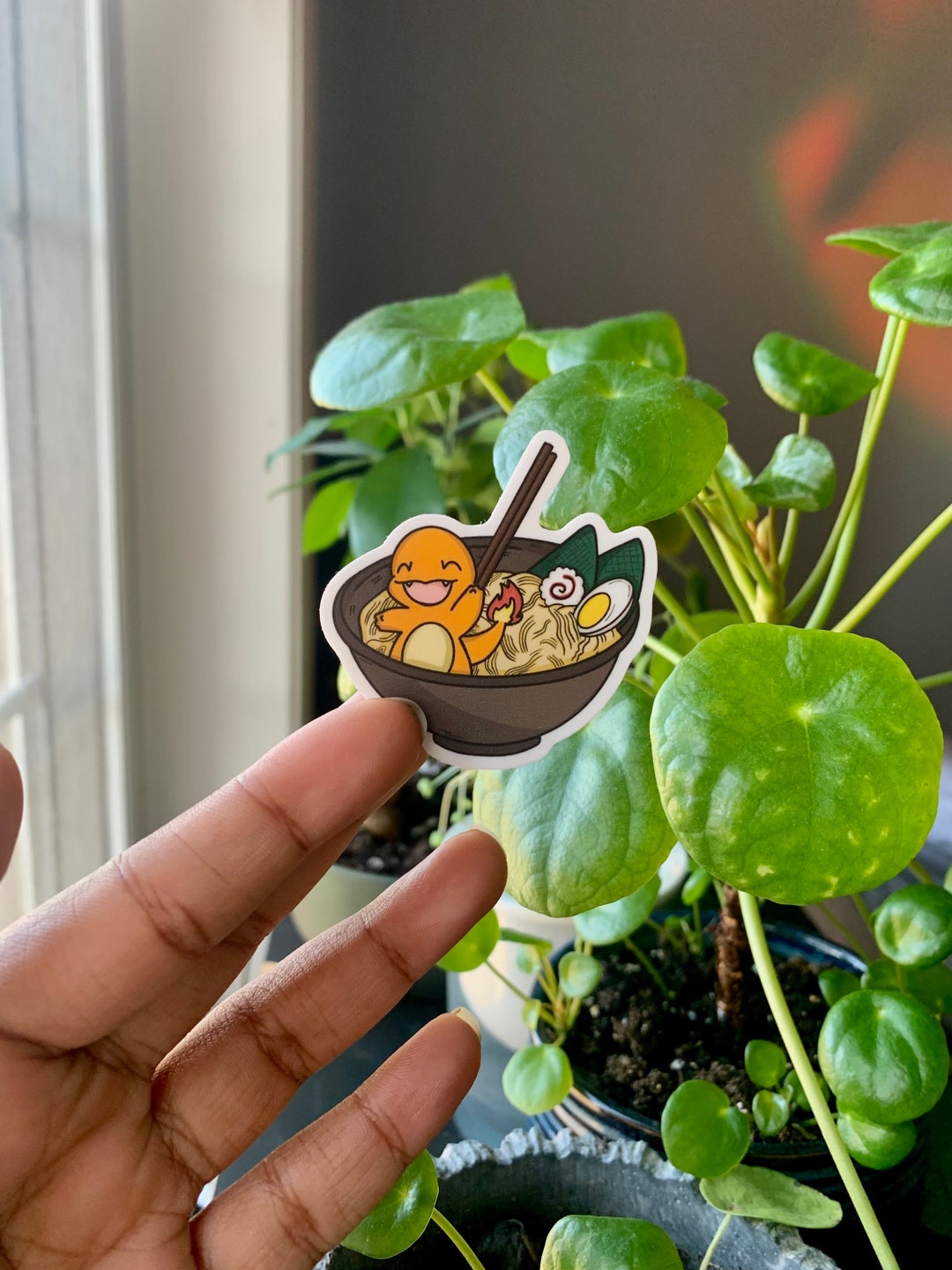 Pokémon Charmander Ramen Sticker Journaling Sticker, Laptop Sticker ...