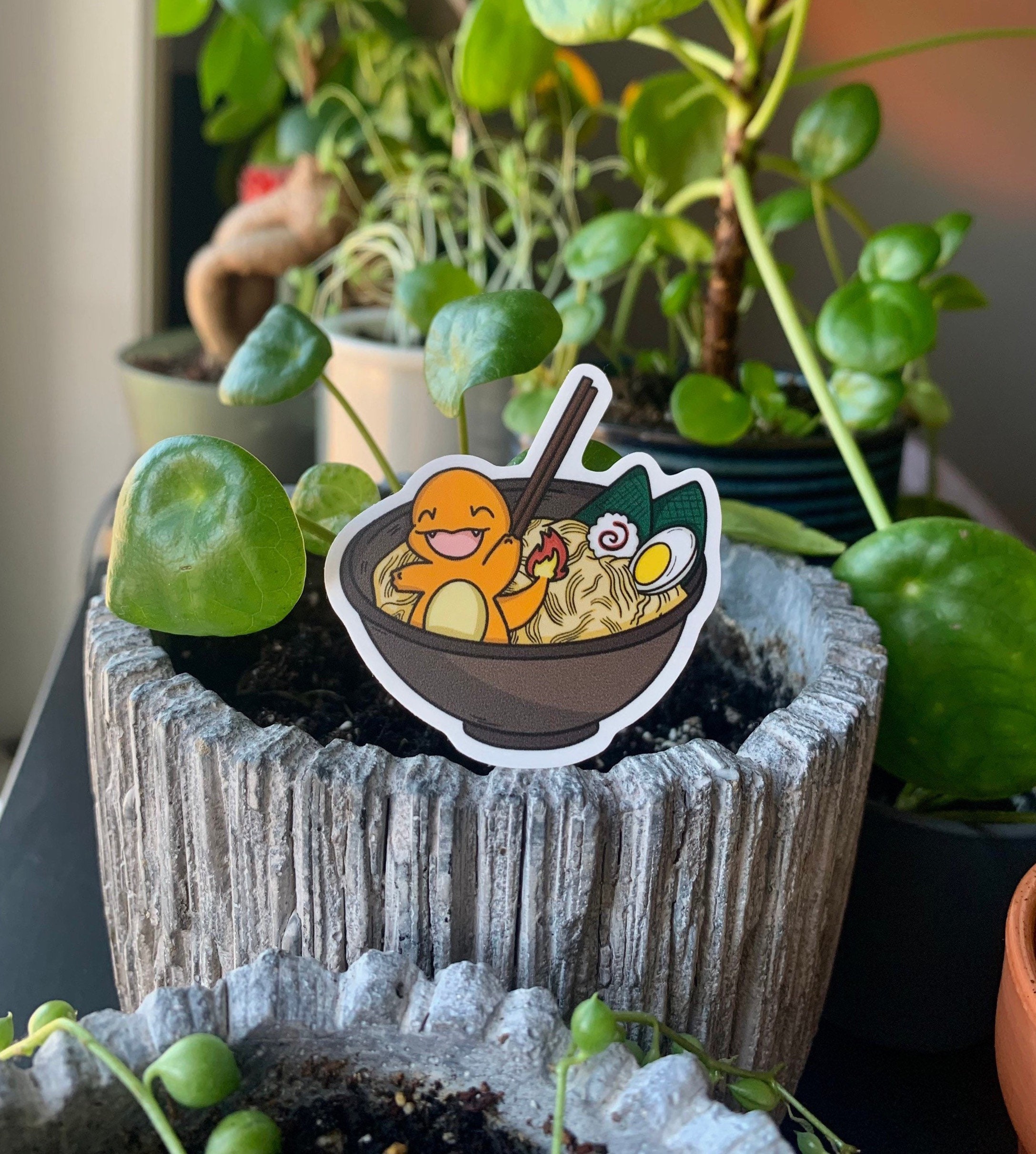 Pokémon Charmander Ramen Sticker Journaling Sticker - Etsy