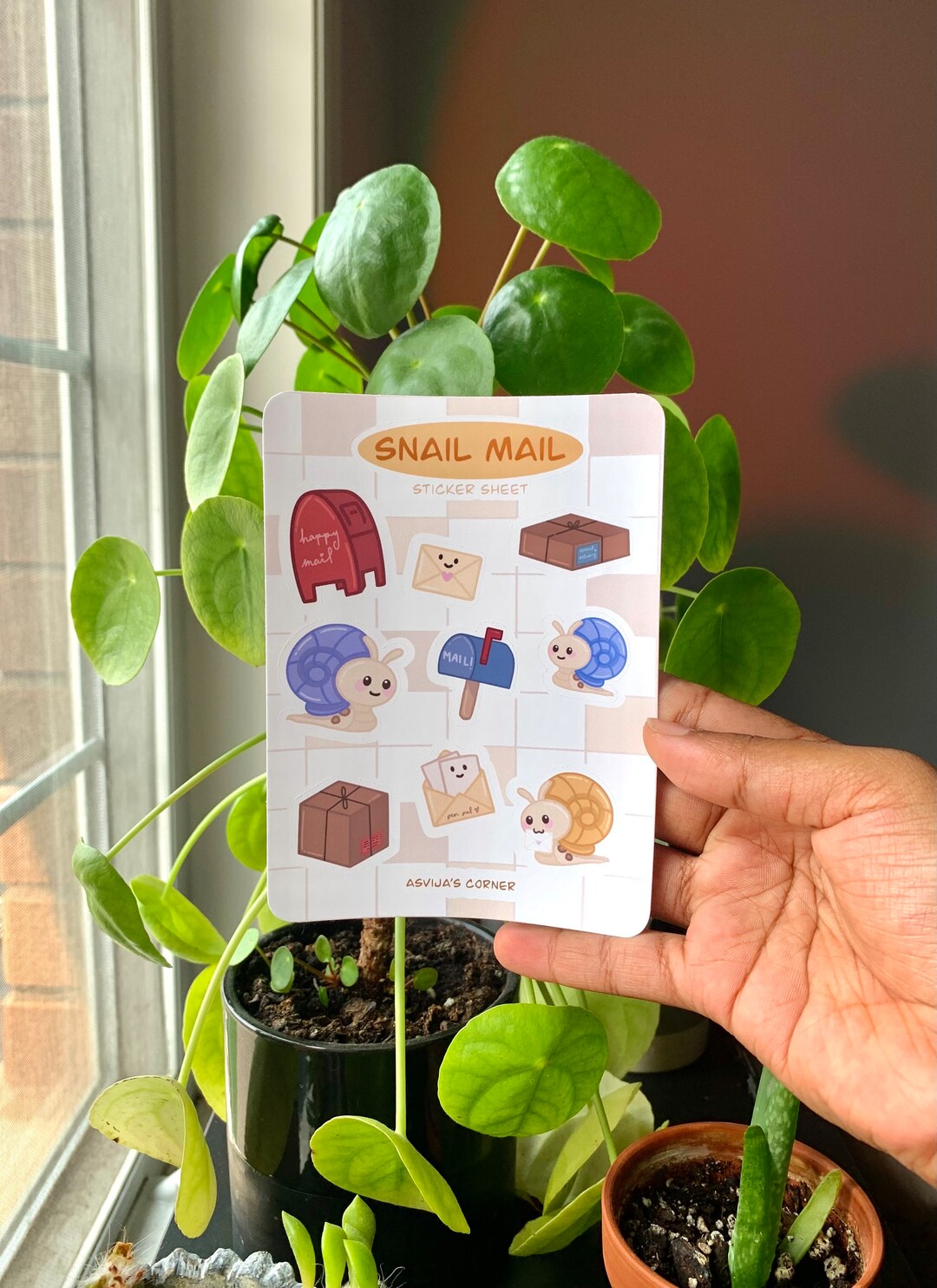 Snail Mail Sticker Sheet Bullet Journal, Notebook, Planner Stickers ...