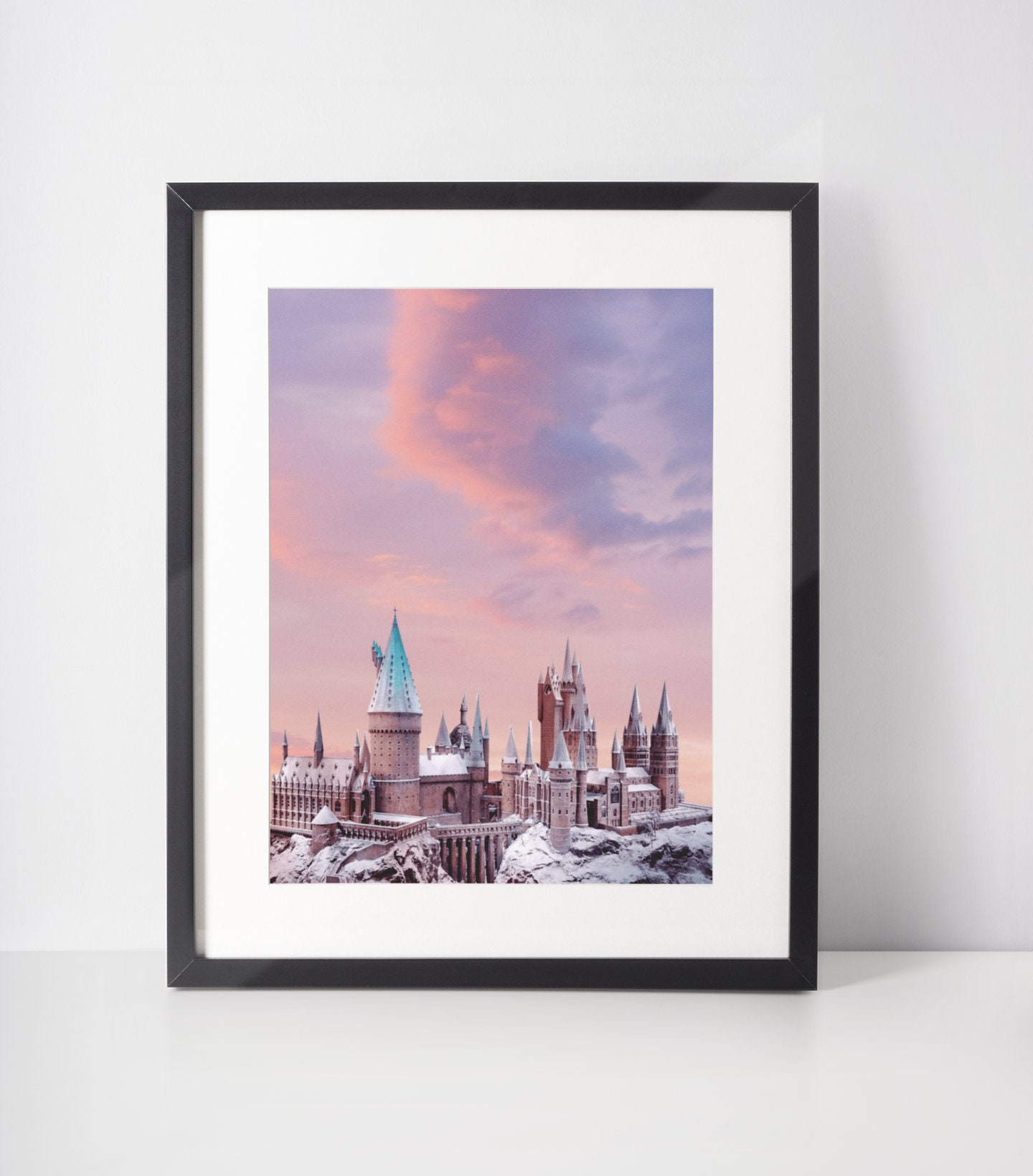 Sunset at Hogwarts, Digital Art, Retro - Etsy