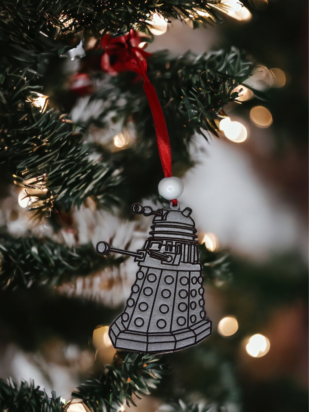 Dr Who Inspired Dalek Wooden Christmas Decoration. - Etsy