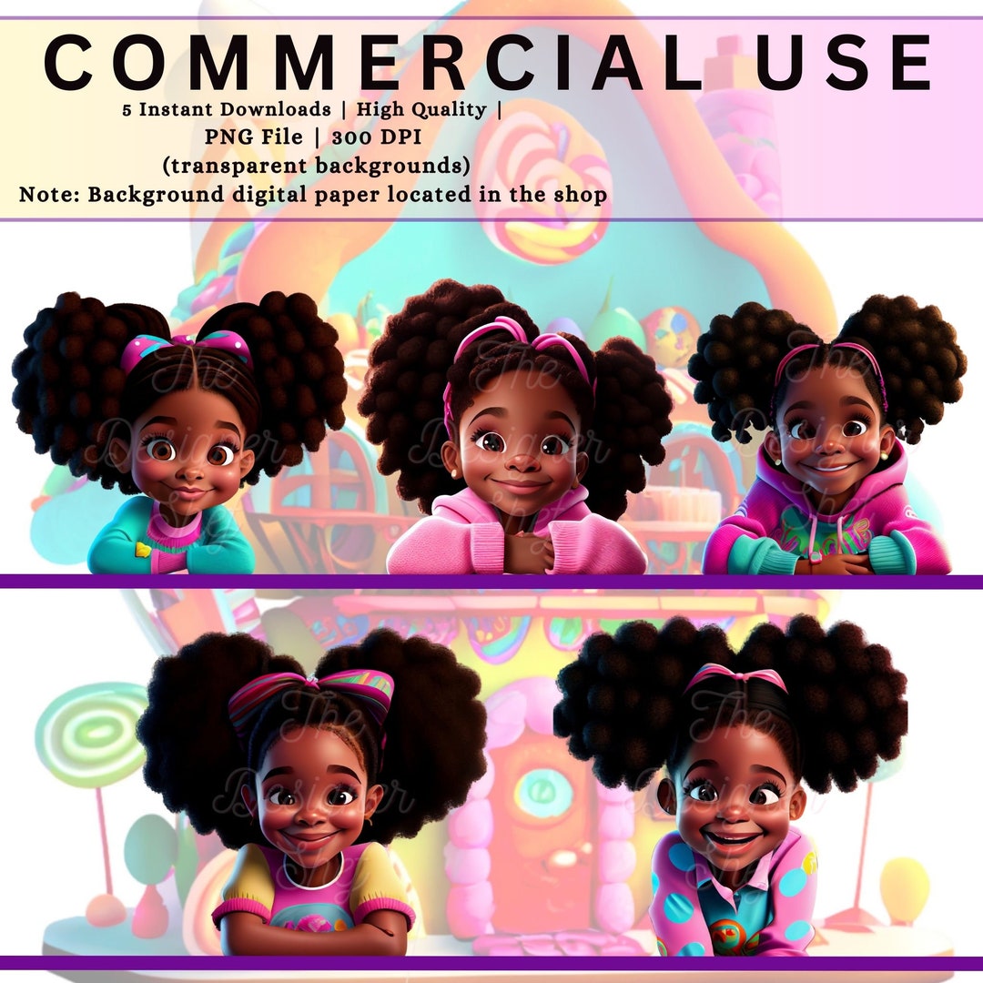 Peekaboo Afro Puff Girls Afro Puffs Png Afro Kids Melanated - Etsy ...