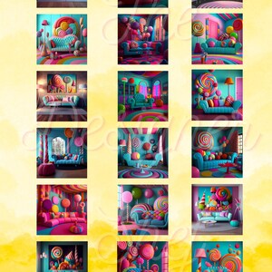 147 Bundle of Fun LOLLIPOP & GUMDROPS Cartoon Designs | Cartoon House ...