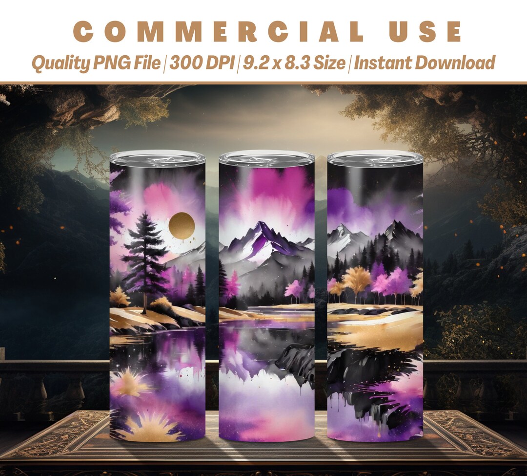 20oz PRETTY NATURE Wrap Design | Colorful | Unique | Scrapbook ...