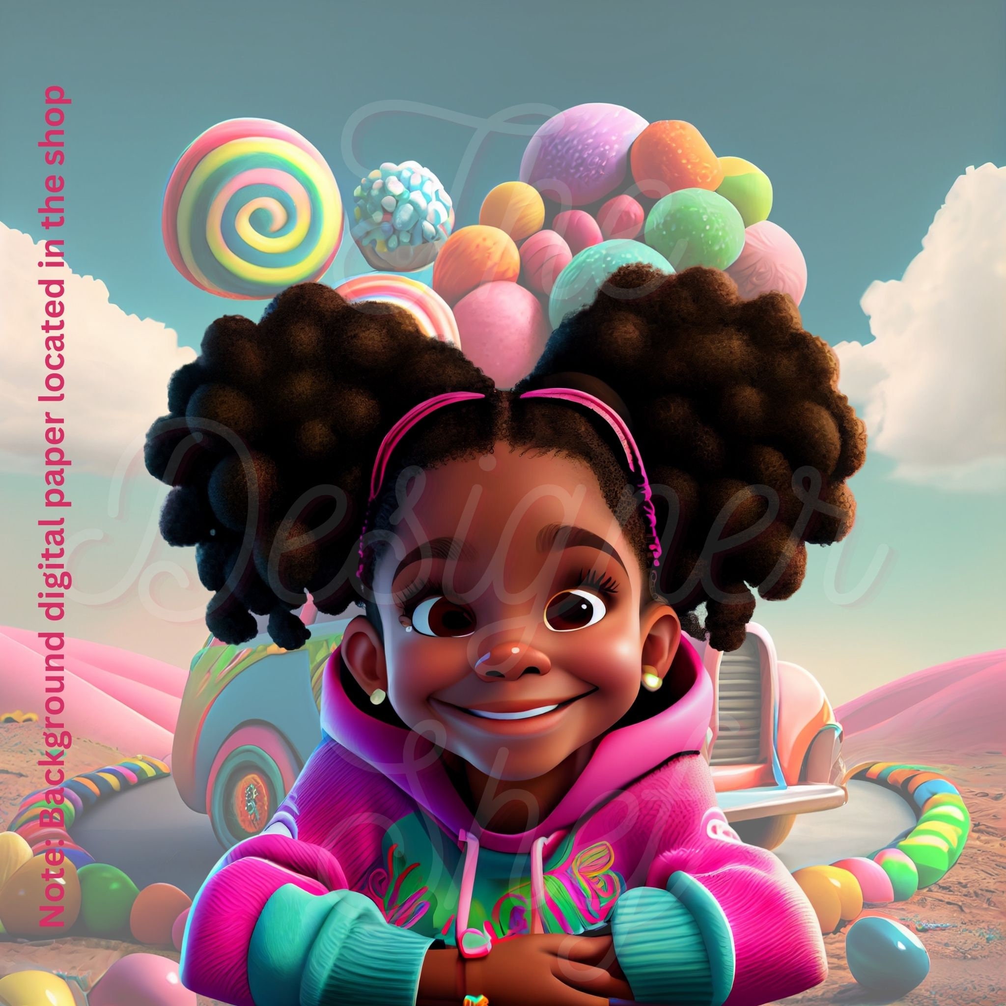 Peekaboo Afro Puff Girls Afro Puffs Png Afro Kids Melanated - Etsy ...