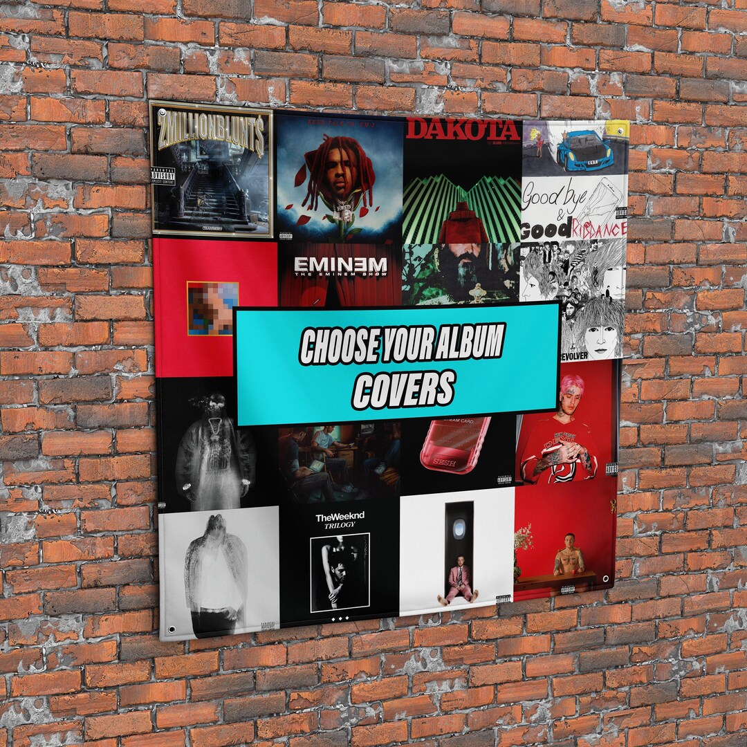 Multiple Sizes / Personalized Album Flag / Personal Album Tapestry ...