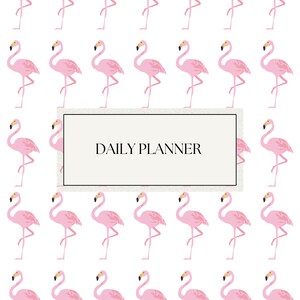 Printable Flamingo Planner - Etsy