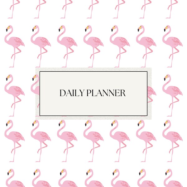 Flamingo Planner - Etsy