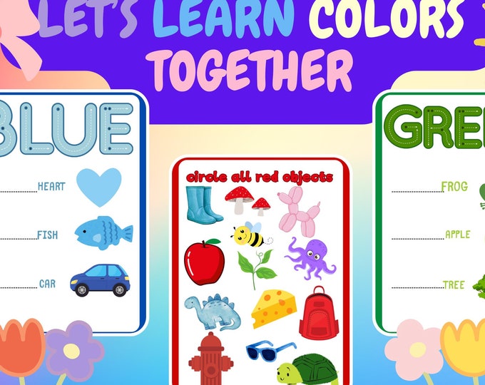 Preschool Color of the Week Worksheets, Printable Learning Colors ...