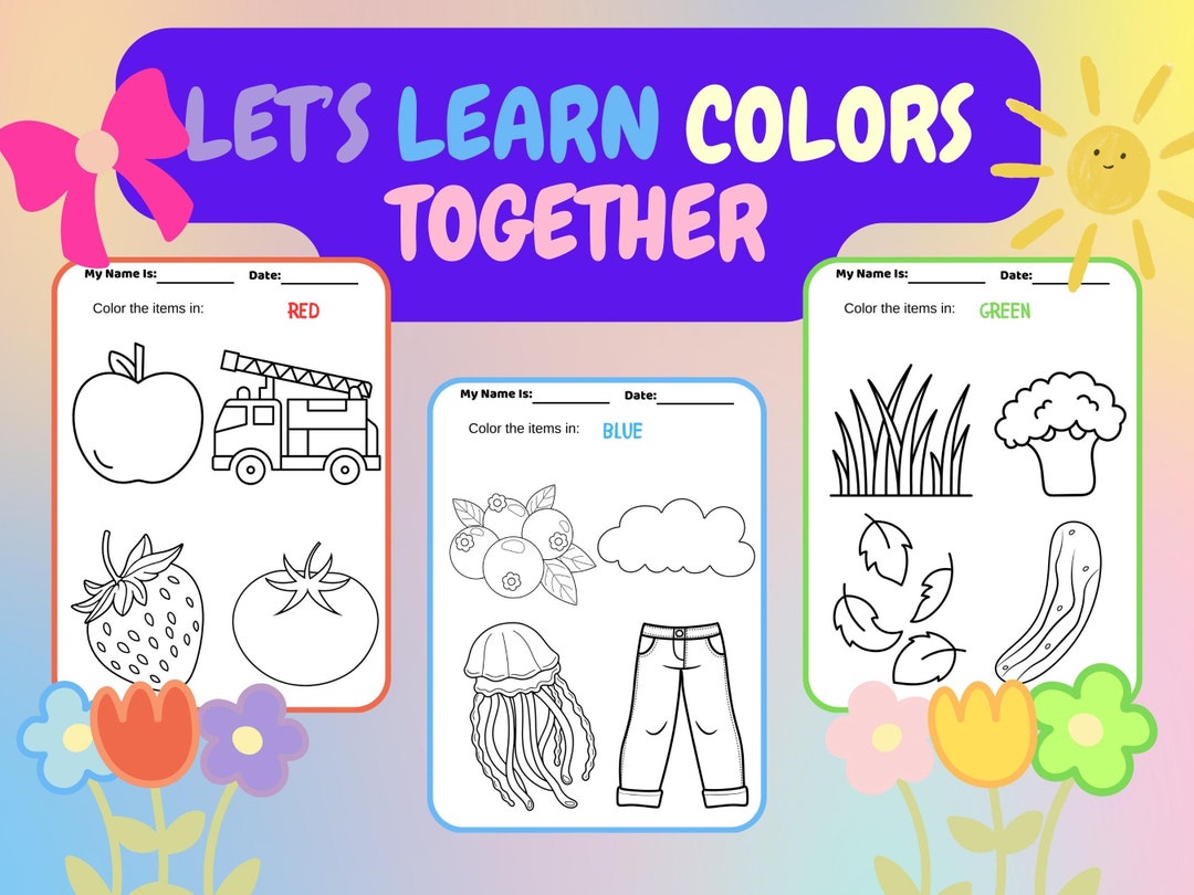 Printable Activity Worksheets | Coloring Worksheet | Preschool Color ...