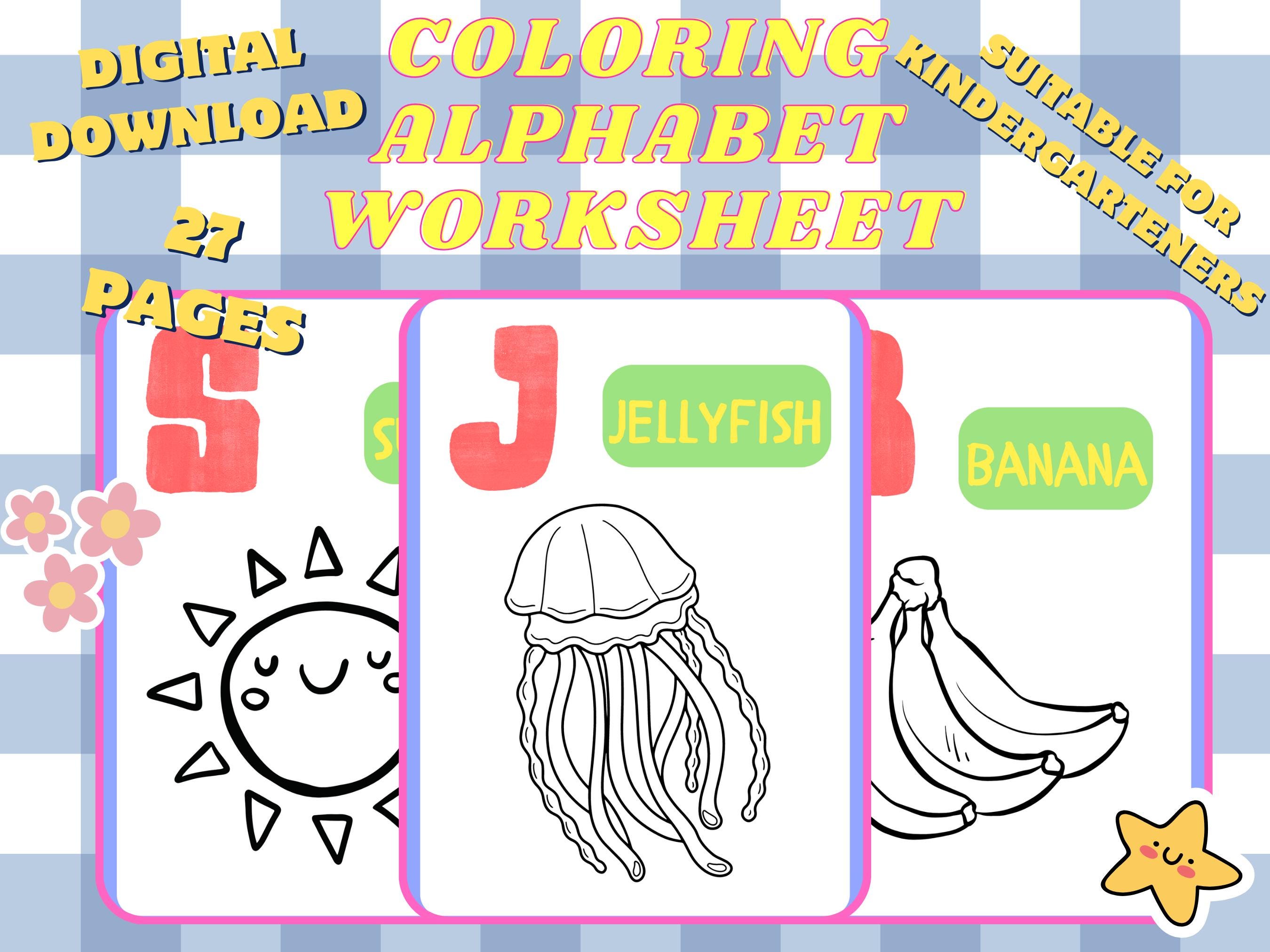 Preschool Alphabet Coloring Pages | Preschool Letters of the Week ...