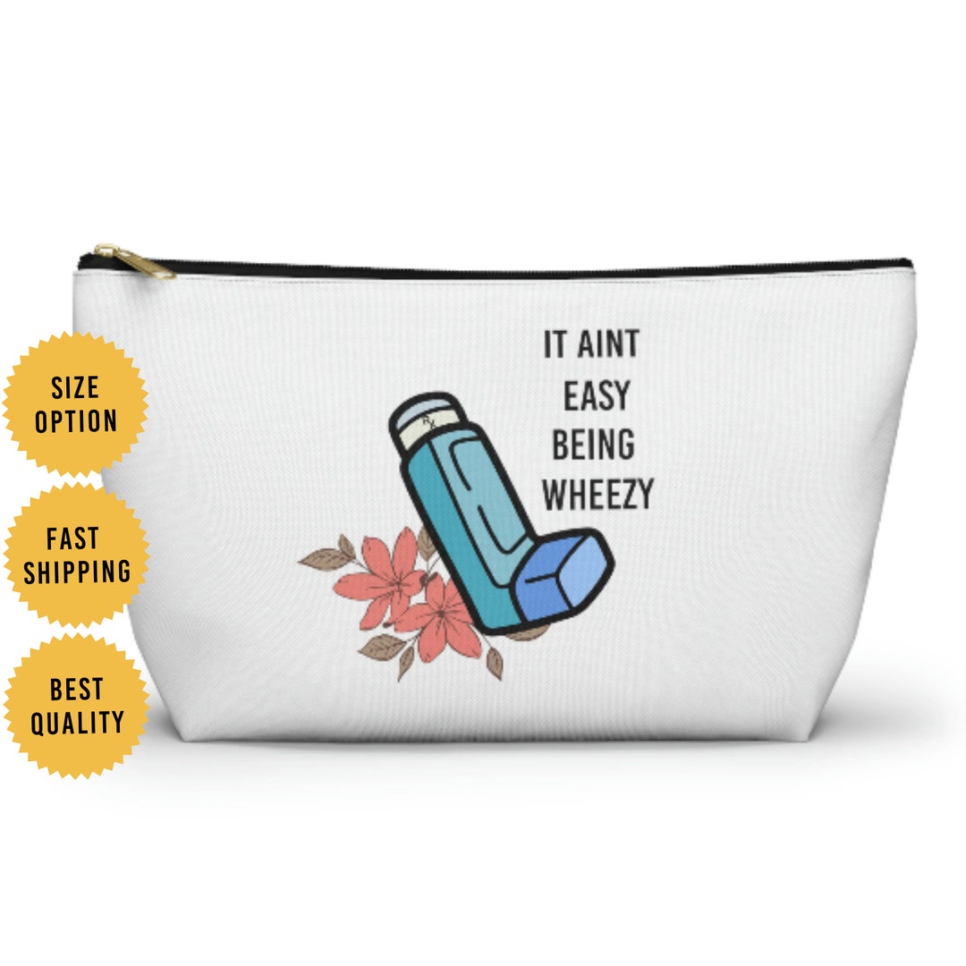 It Aint Easy Being Wheezy Asthma Inhaler Accessory Pouch - Etsy
