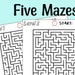 Super Hard Maze Puzzles for Early Finishers and Brain Breaks - Etsy