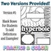 Literary Devices Doodle Coloring Pages - Etsy