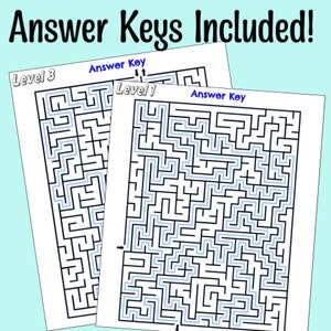 Super Hard Maze Puzzles for Early Finishers and Brain Breaks - Etsy