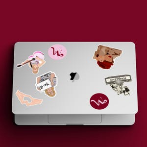 Red Taylor Swift Sticker Inspired in RED Taylor's Version Illustration ...