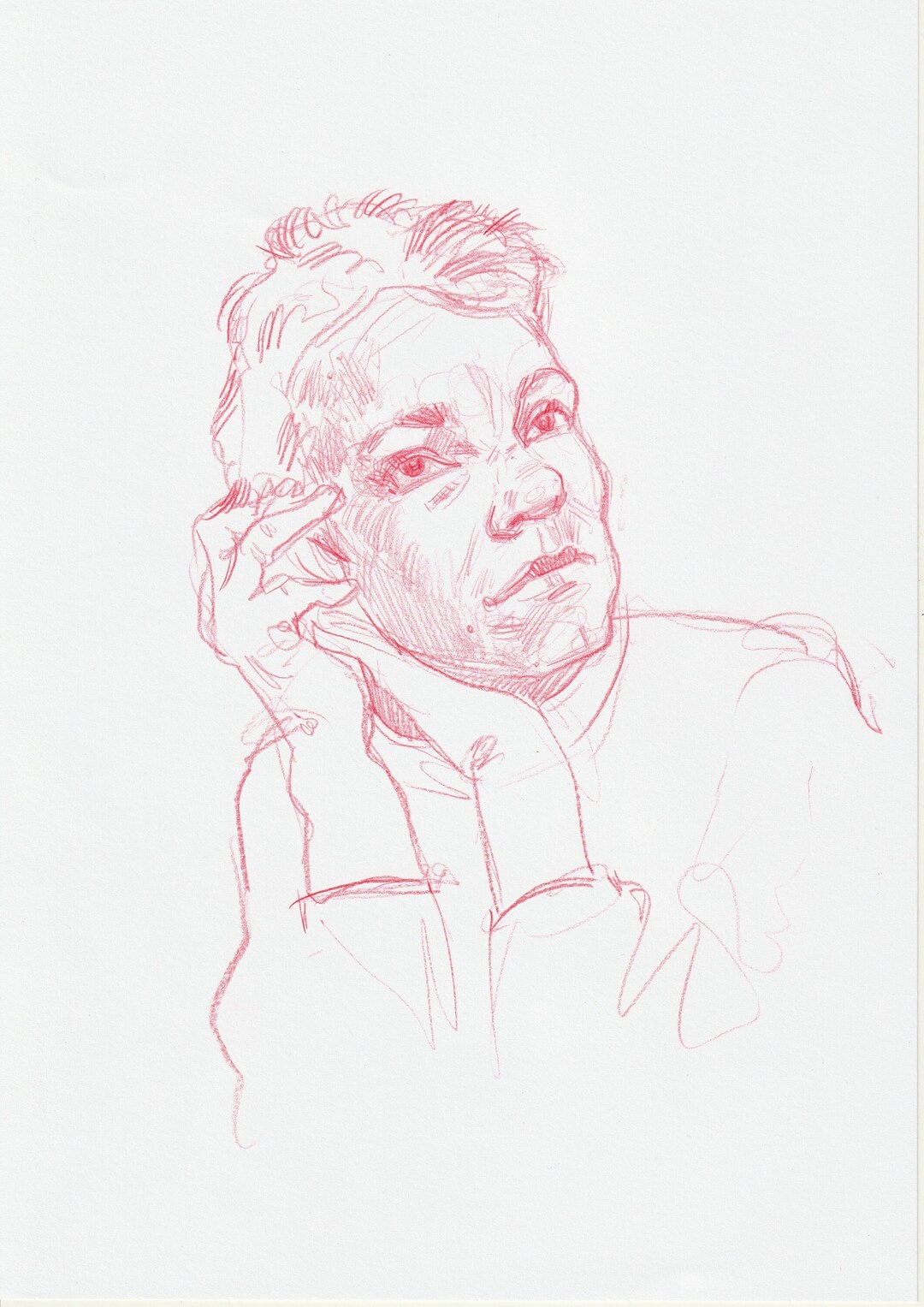 Lilith Original Portrait Drawing in Colour Pencil A4 21 X 29.7cm 8.3 X ...