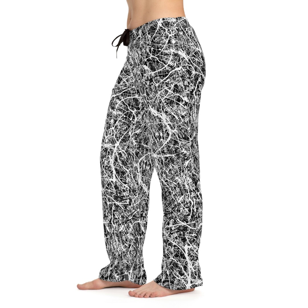 Women's Pajama Pants AOP Jackson Pollock Inspired - Etsy