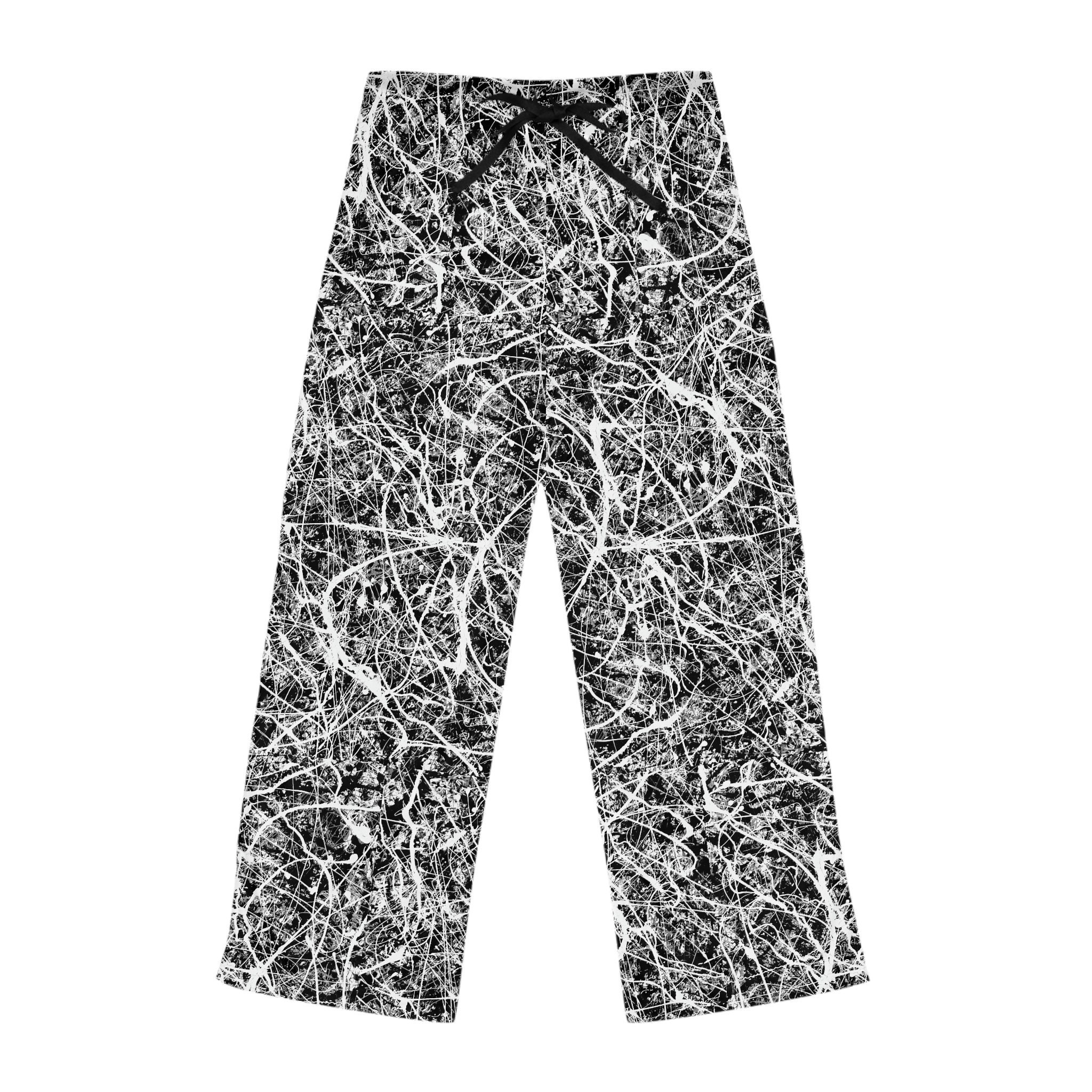 Women's Pajama Pants AOP Jackson Pollock Inspired - Etsy