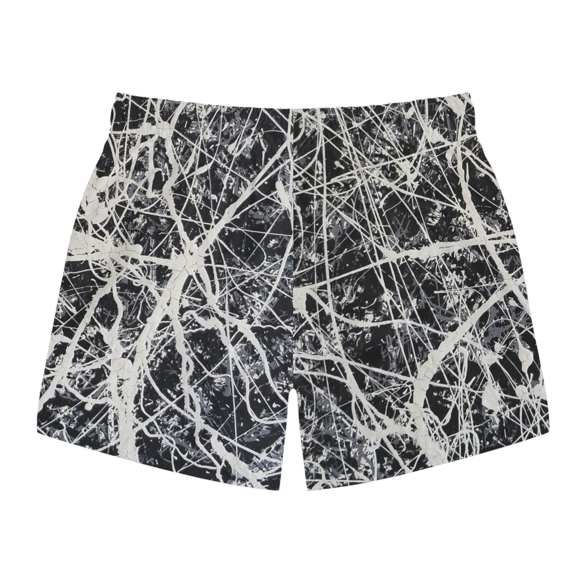 Swim Trunks Jackson Pollock Inspired Abstract Action Art - Etsy