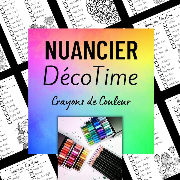 Decotime Colored Pencils - Etsy UK