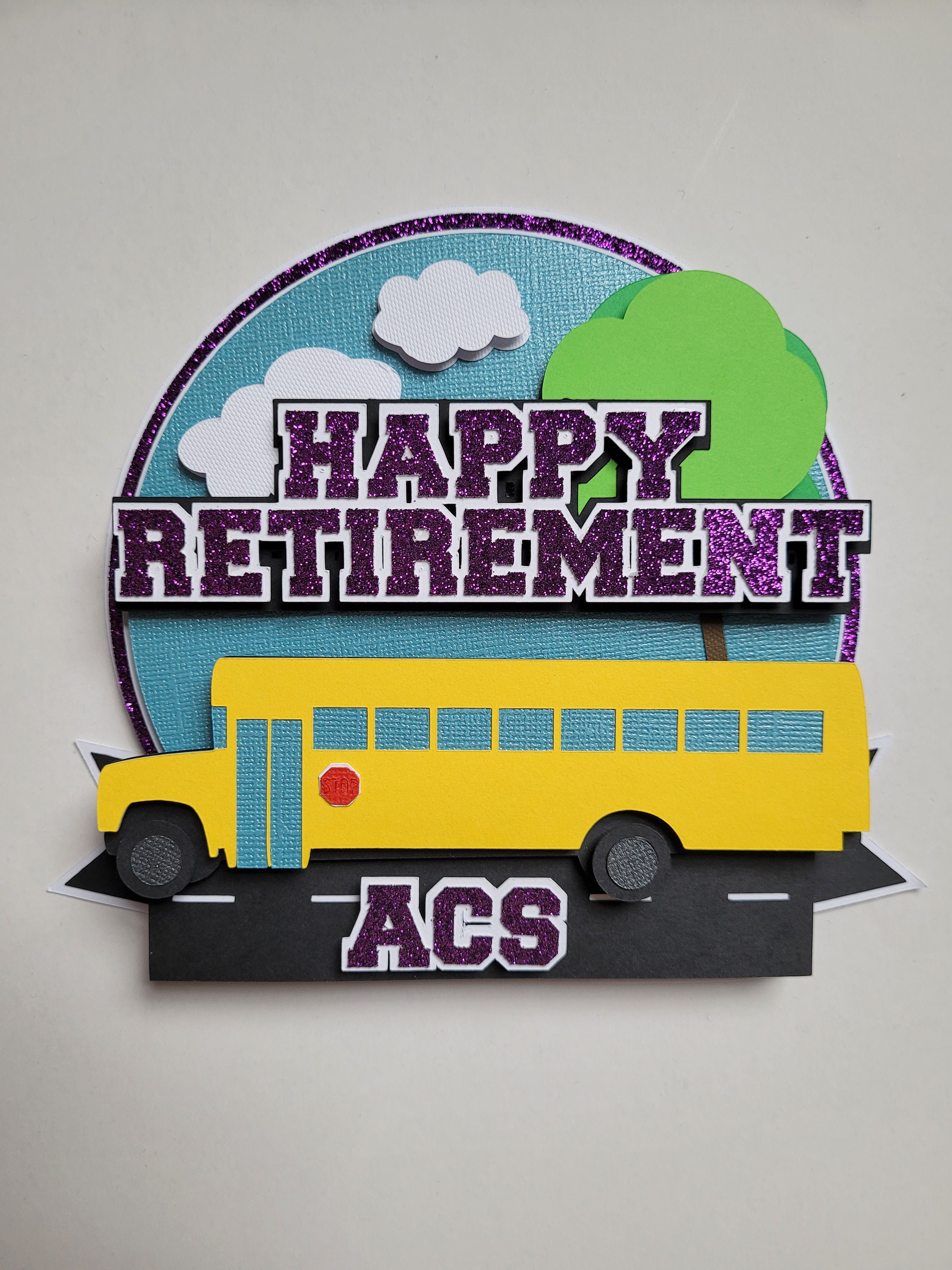 School Bus SVG, Layered School Bus Graphic, School Bus Cake Topper ...