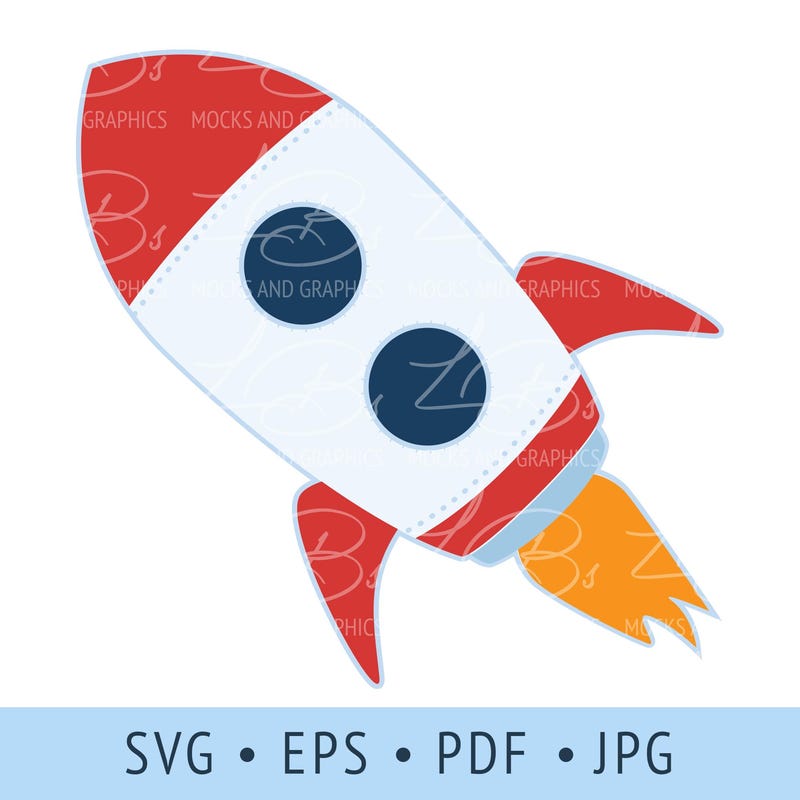Rocket Ship - Etsy