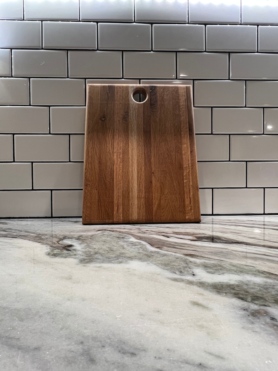 1" Thick Solid Wood Oak Cutting Board - Etsy