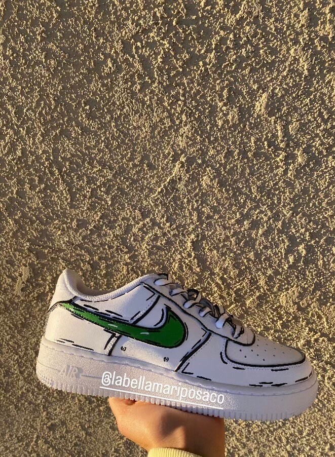 Custom Air Force 1 Sneakers Comic Theme, Custom AF1 3D, Custom Nike ...
