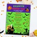 Creepy Halloween Menu Instant Download, Printable Halloween Party Menu ...