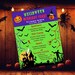 Creepy Halloween Menu Instant Download, Printable Halloween Party Menu ...