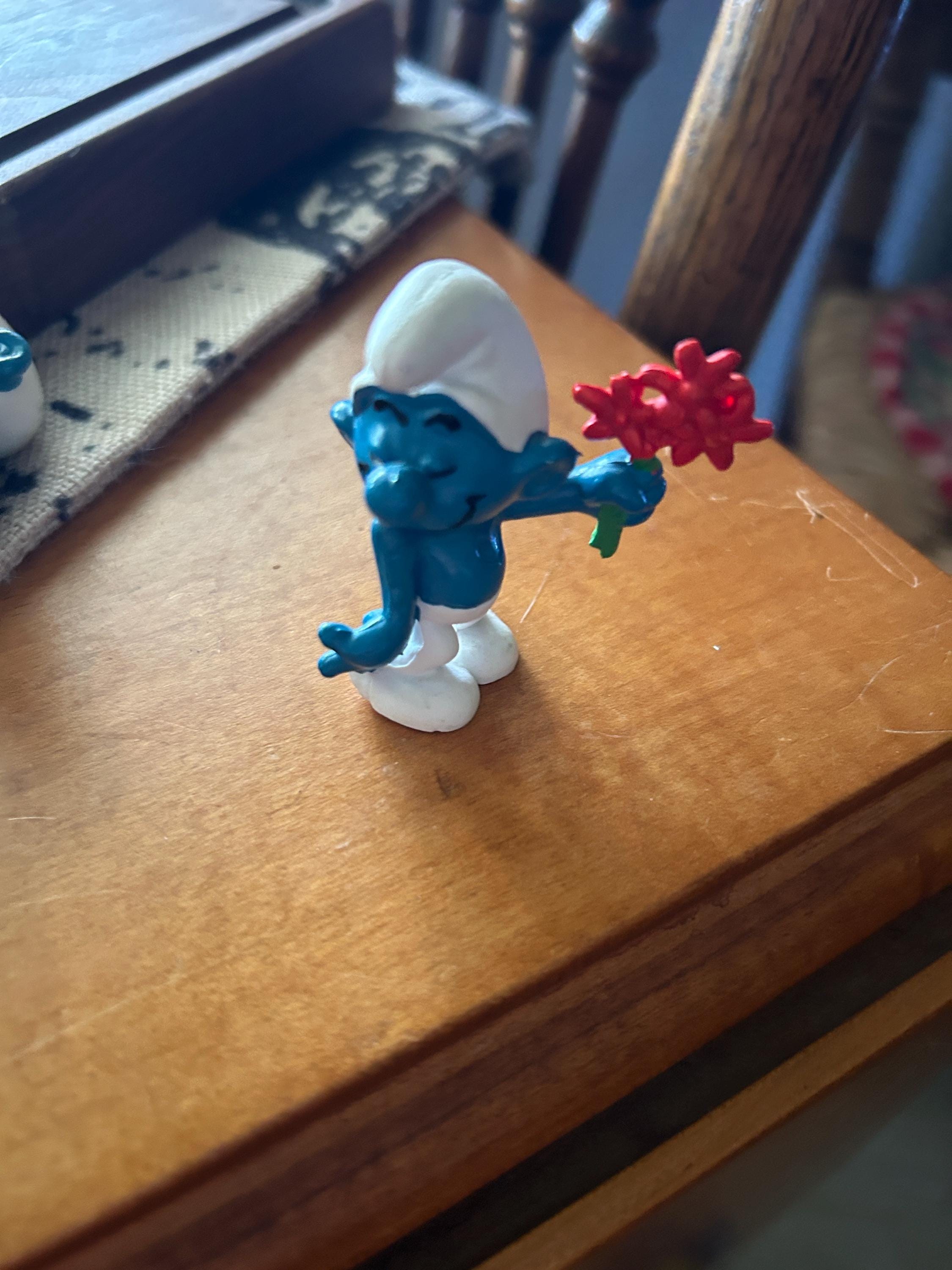 Lot of 5 Vintage Smurf Figurines - Etsy
