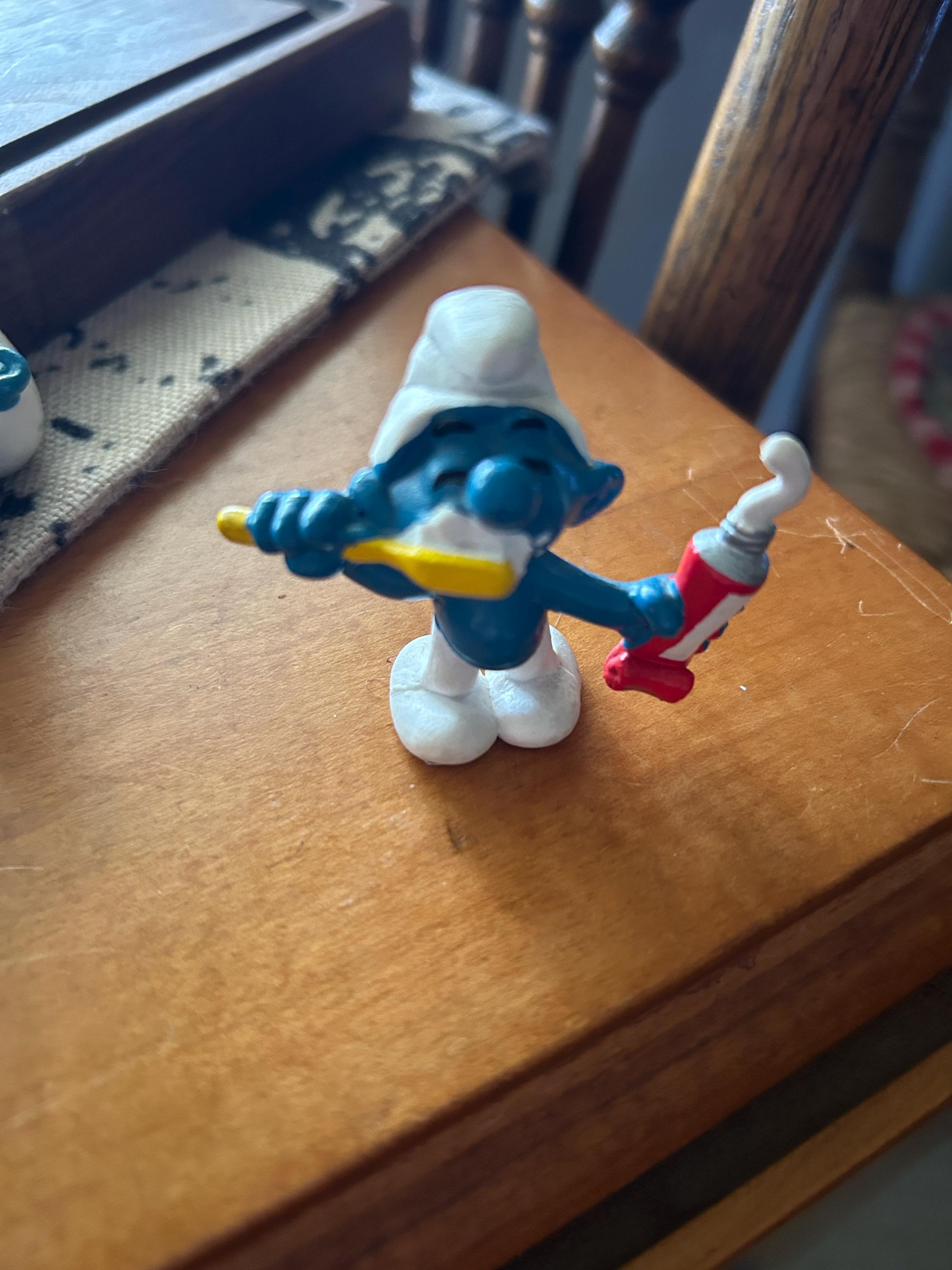 Lot of 5 Vintage Smurf Figurines - Etsy