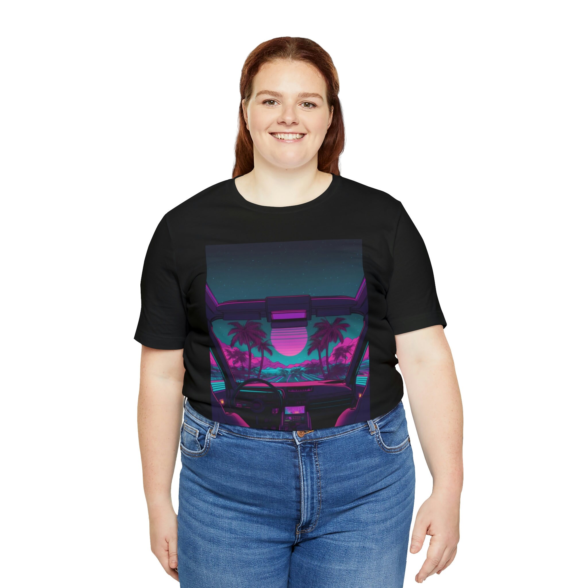 Chevrolet Corvette C4 Eighties Sunset Dashboard, Unisex Jersey Short ...