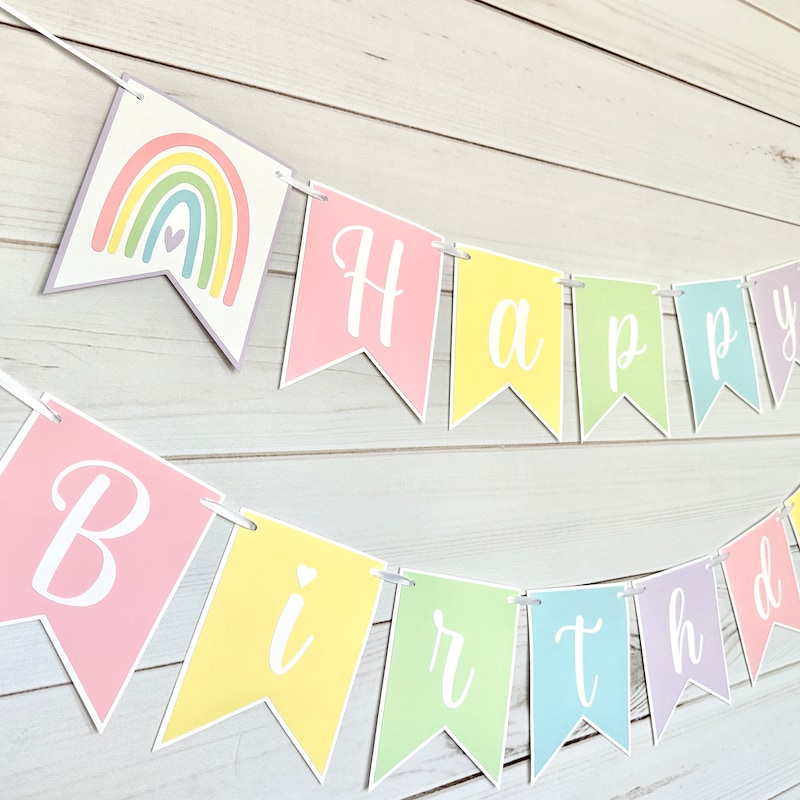 Birthday Rainbow - Etsy