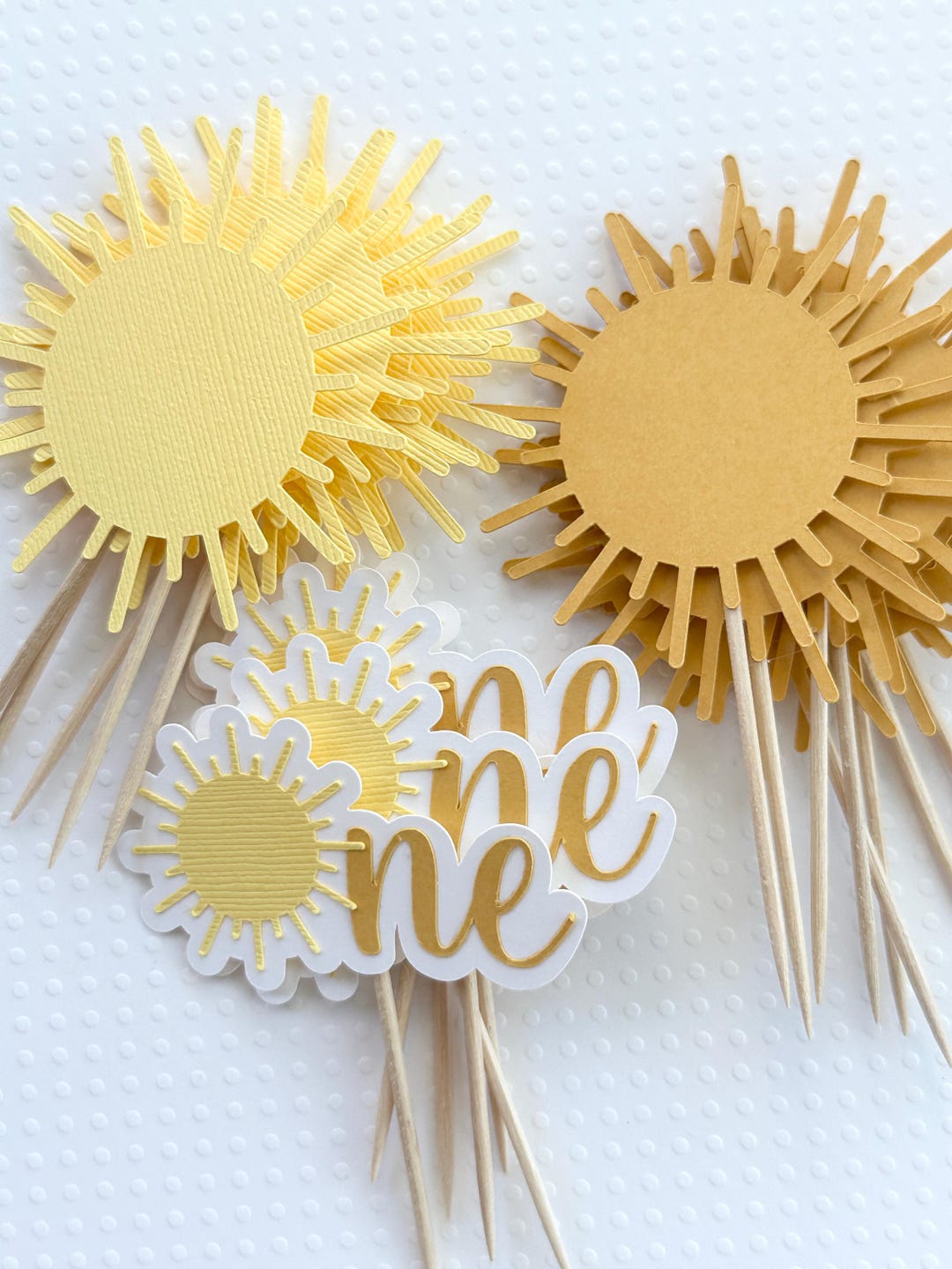 Sun Cupcake Topper Sun You Are My Sunshine Party Decor Sun Cupcake ...
