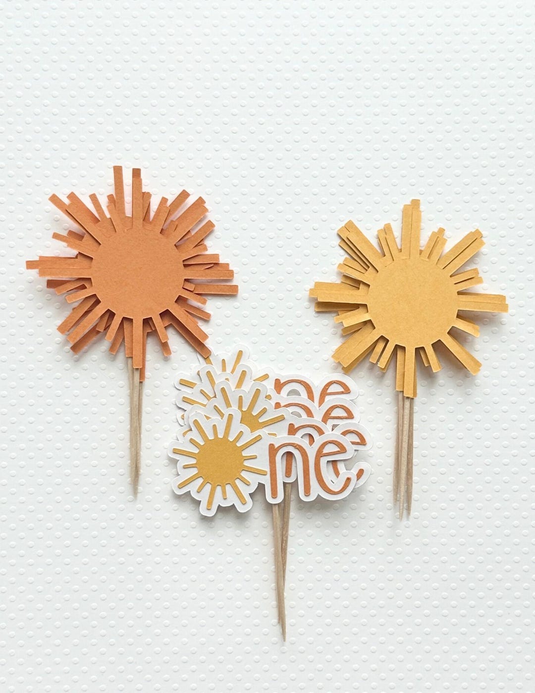 Sun Cupcake Topper Sun You Are My Sunshine Party Decor Sun Cupcake ...