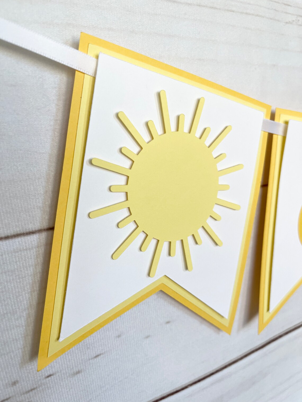 Sun Happy Birthday Banner You Are My Sunshine Birthday - Etsy